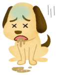 Dog throwing up | Free Clipart Illustrations | Japaclip