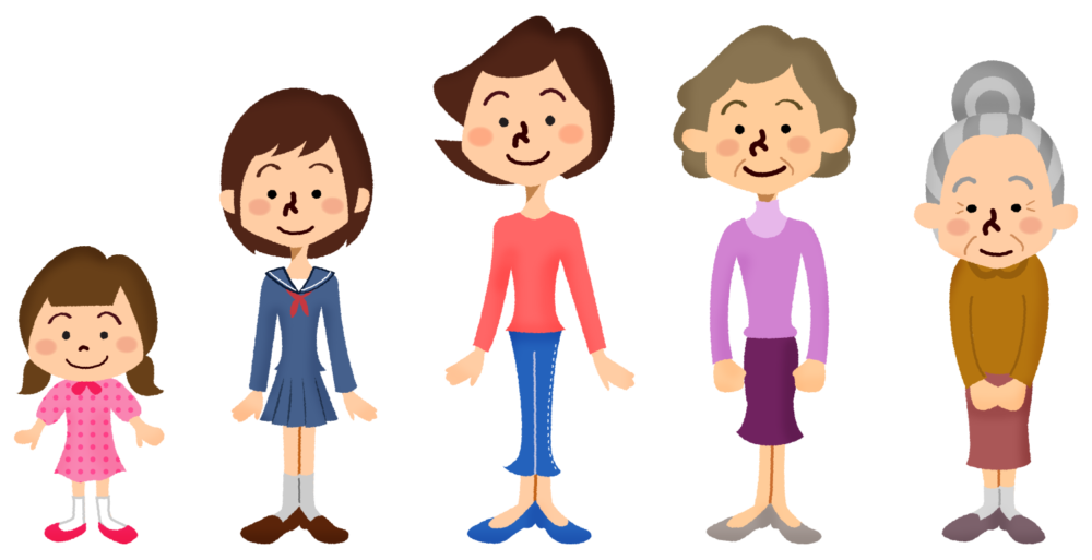 multi generations of women | Free Clipart Illustrations | Japaclip