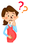 Mujer embarazada con dudas | Ilustración Clipart y Dibujo Gratis | Japaclip